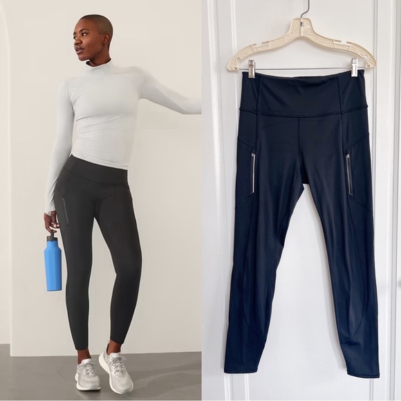 Athleta | Pants & Jumpsuits | Athleta Rainier Tights High Rise Legging ...